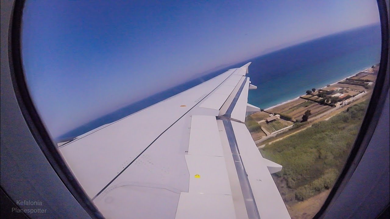 Aegean A320 | Take Off from Rhodes (LGRP) | GoPro/ Passenger View - YouTube