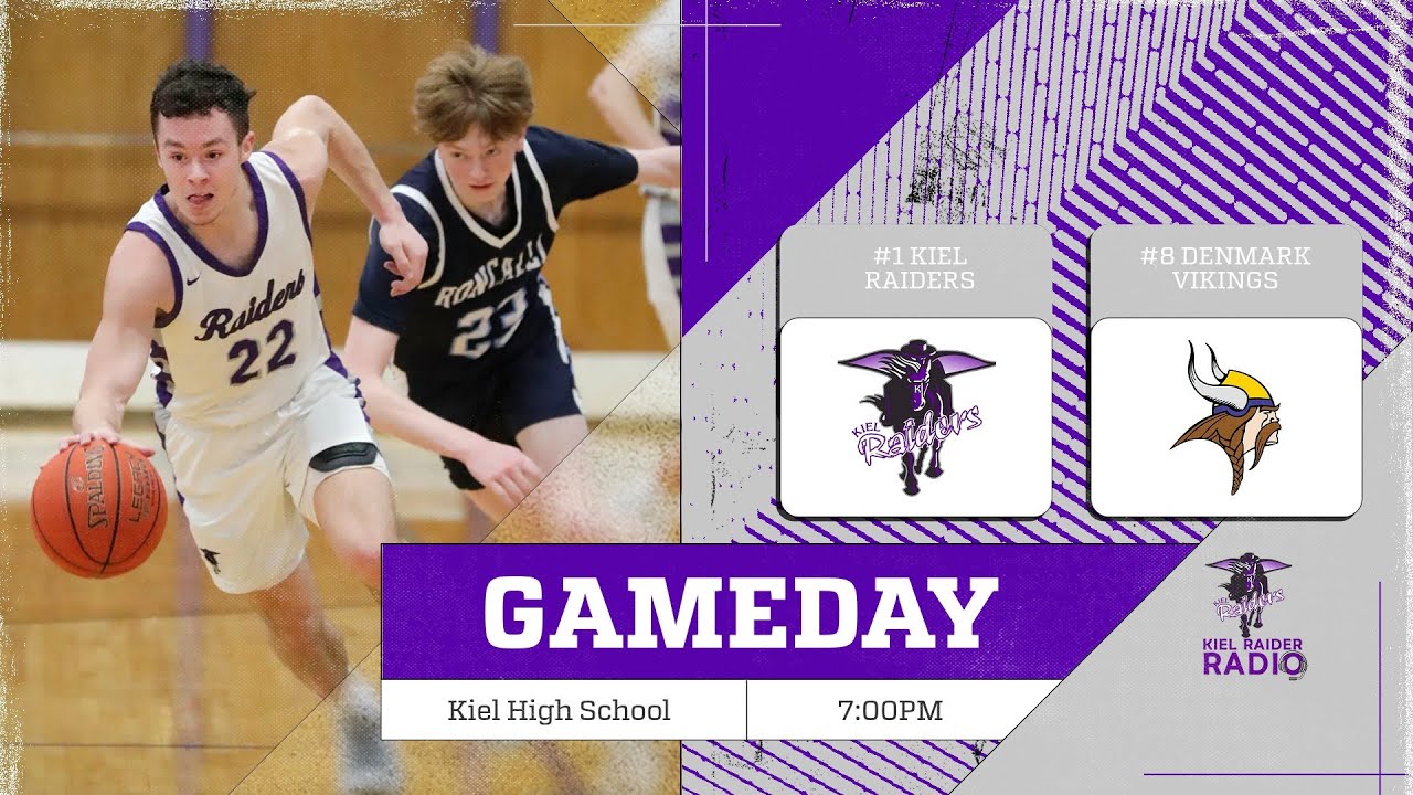 HS Boys Basketball: #8 Denmark vs. #1 Kiel - NEW Sports Radio VIDEO ...