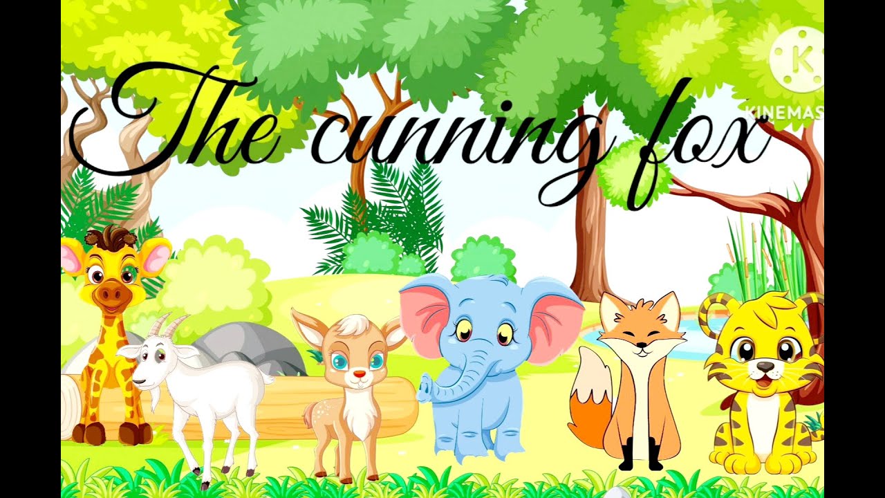 The cunning fox , /english story / kids/ learn english - YouTube