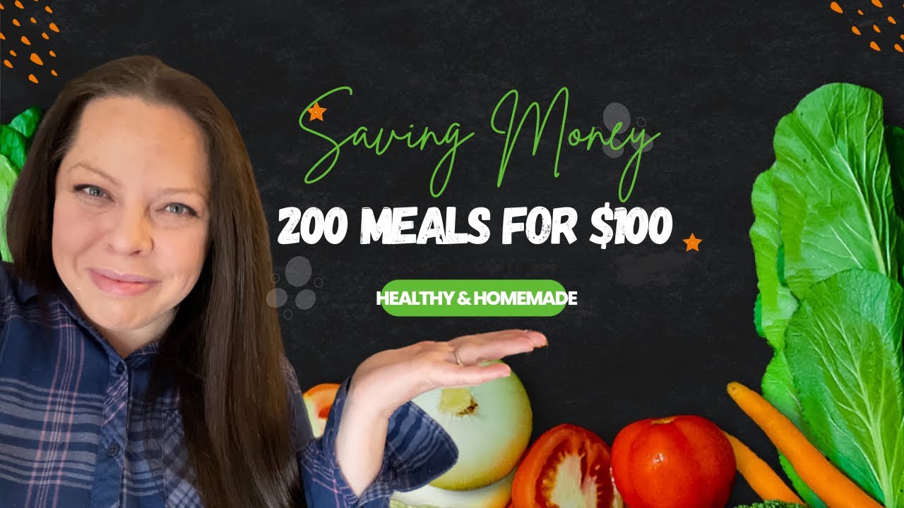 200 Meals for $100 ! Healthy Homemade Breakfast Lunch & Dinner on a ...