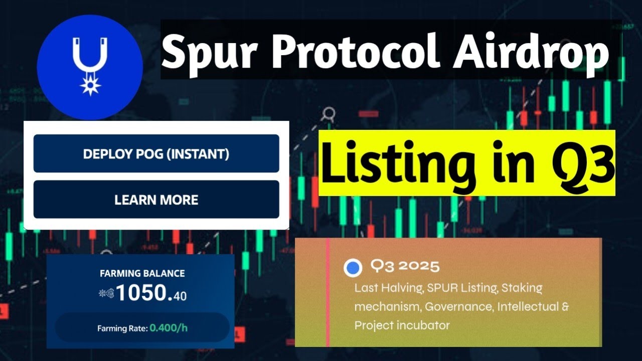 Spur protocol Airdrop guide | play to earn | earn will learning | spur mining | new listing ...