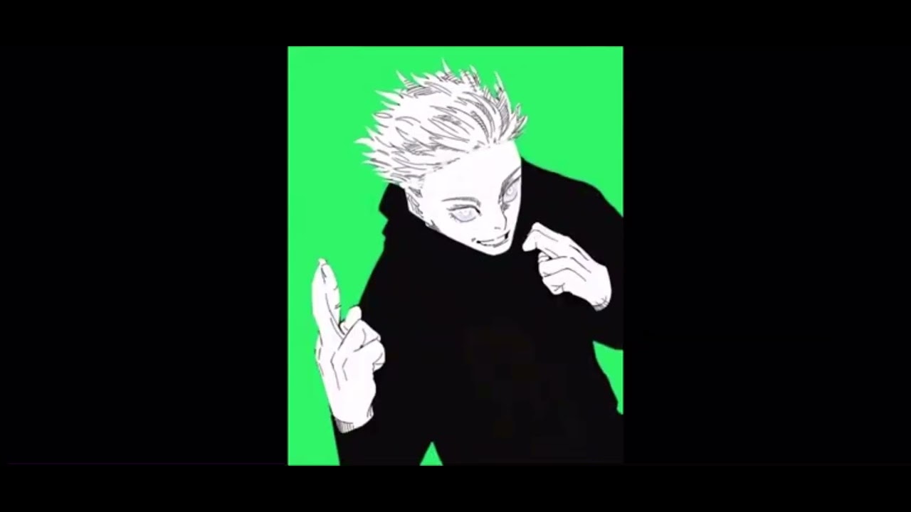 Free GOJO aura green screen - YouTube
