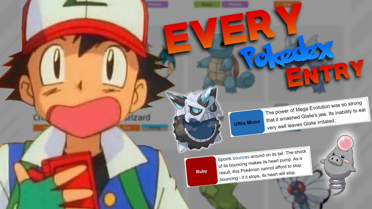 I Read EVERY Pokedex Entry [It's More Distressing Than You'd Think ...