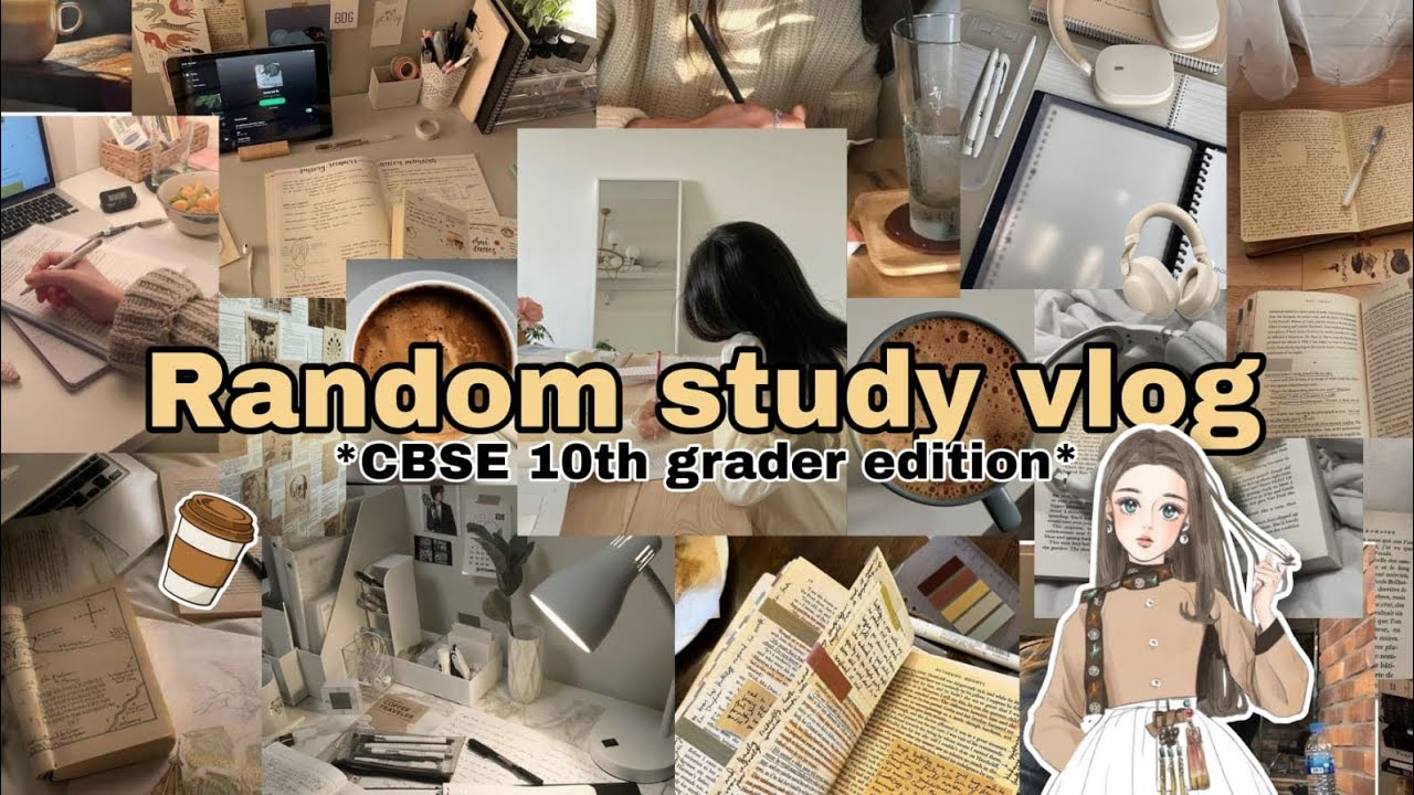 Random study vlog CBSE 10th grader @creativelearning2.0 - YouTube