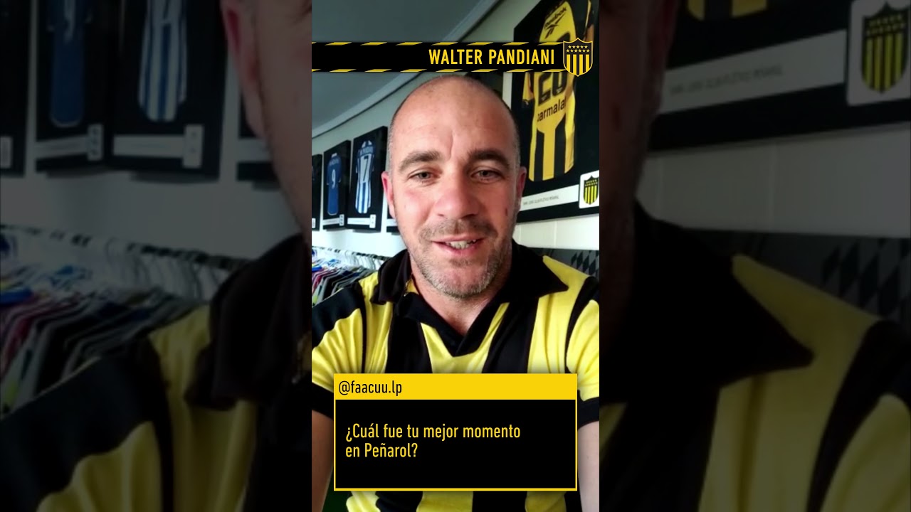 "El Rifle" Walter Pandiani le responde a los hinchas de Peñarol - YouTube