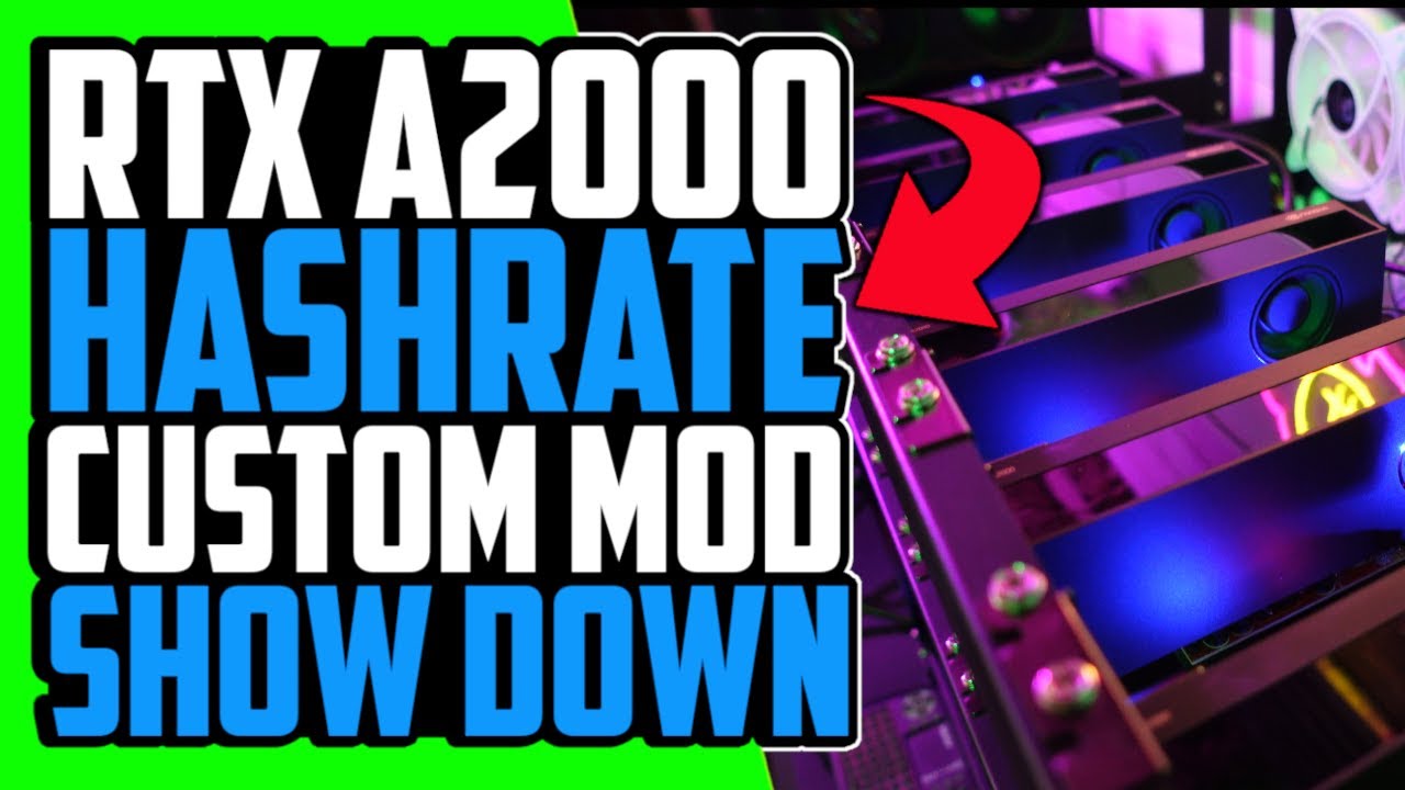 Is the RTX A2000 Copper or Shunt Mod Best for Mining Ethereum? - YouTube