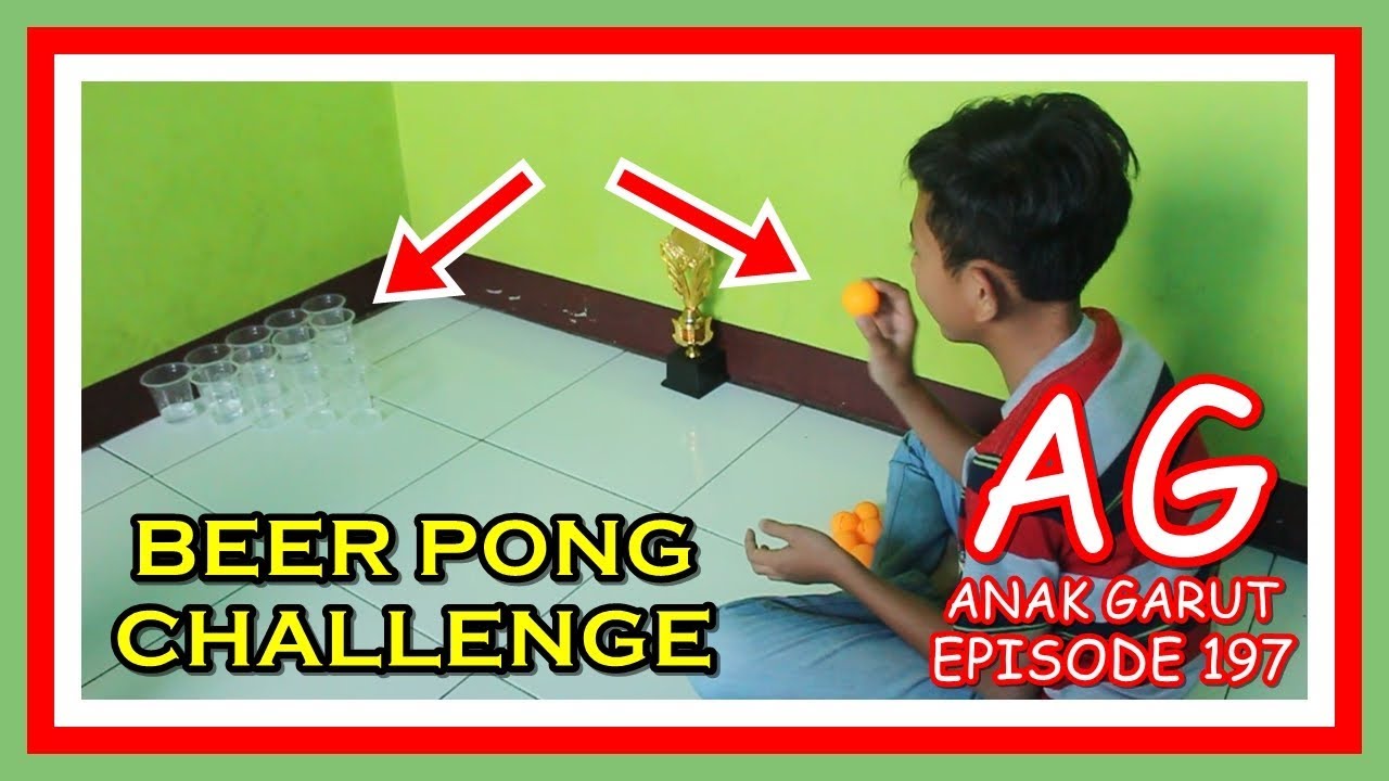 BEER PONG CHALLENGE INDONESIA - YouTube