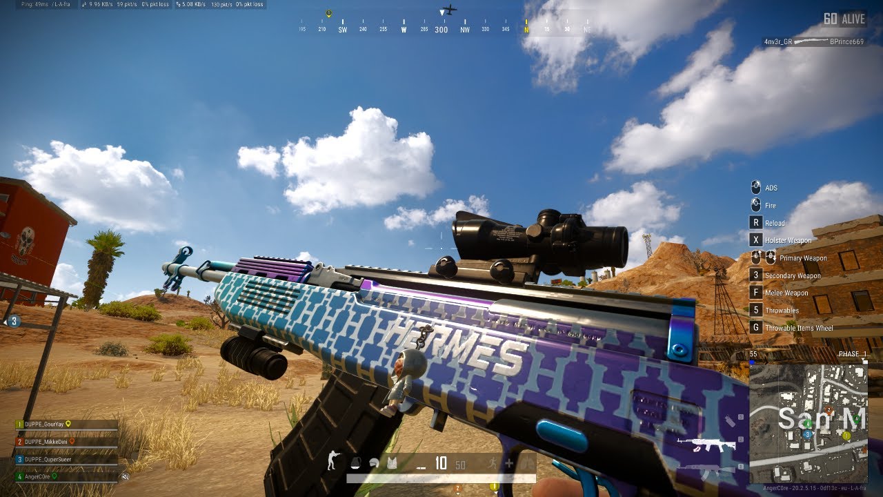 PUBG : RX6000 Ryzen 5 5500 Low settings Ultra textures. - YouTube