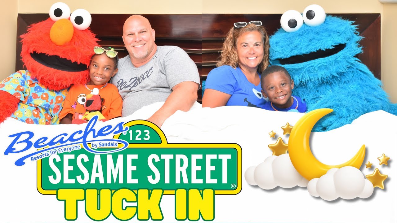 2023 Sesame Street Character Tuck In - COOKIE MONSTER 🍪 ELMO & ZOE ...