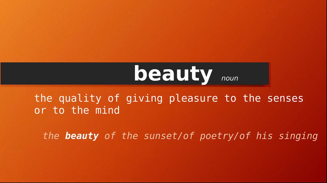 beauty , Meaning of beauty , Definition of beauty , Pronunciation of ...