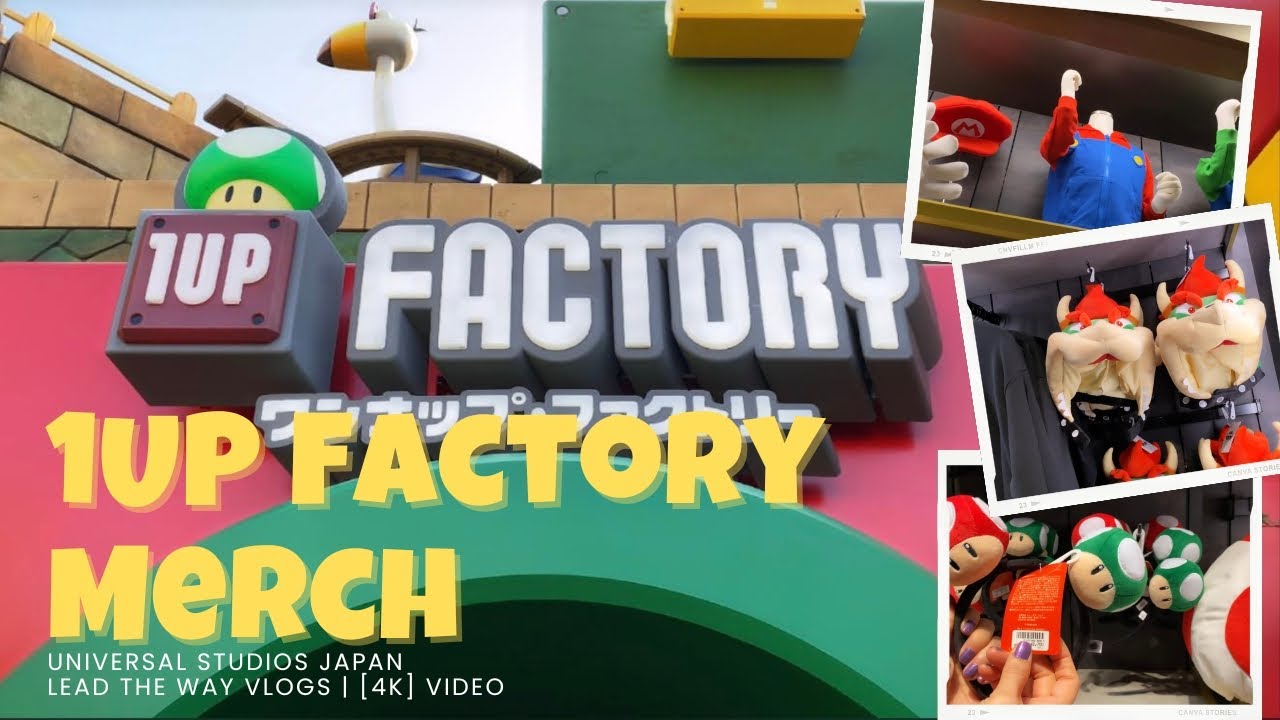 SUPER NINTENDO WORLD MERCHANDISE 1 UP Factory Tour Price Check Yen ...