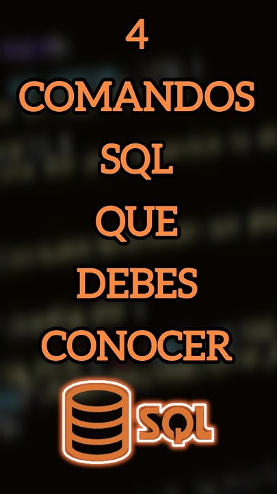 Los 4 Comandos SQL que TODO Programador Debe Conocer 🔥 #sql #programming #database #learnsql # ...