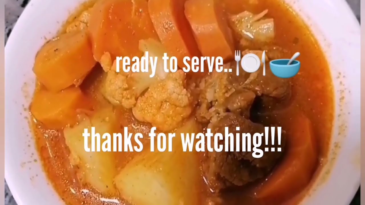 Arabian dish (marag laham) part 2 level up.. - YouTube