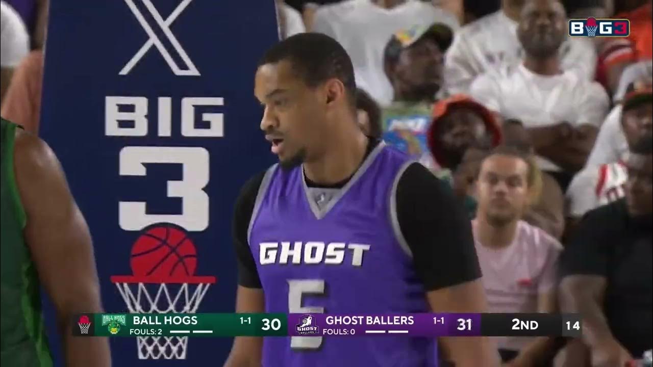 2024 BIG3 Week 3 | Ball Hogs vs Ghost Ballers | Chris Johnson goes for 17 - YouTube