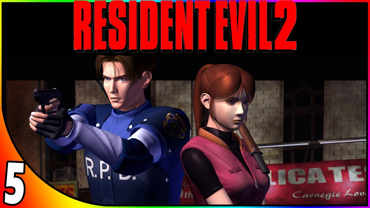RESIDENT EVIL 2: PS1: Playthrough Part 5 Gameplay: Claire Redfield A ...
