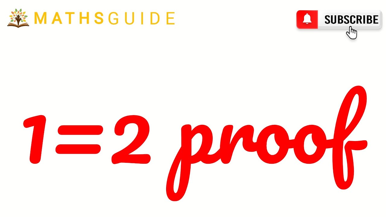 1 2 Proof English Can You Find The Mistake 1 Equals 2 Maths 1-2-proof-english-can-you-find-the-mistake-1-equals-2-maths