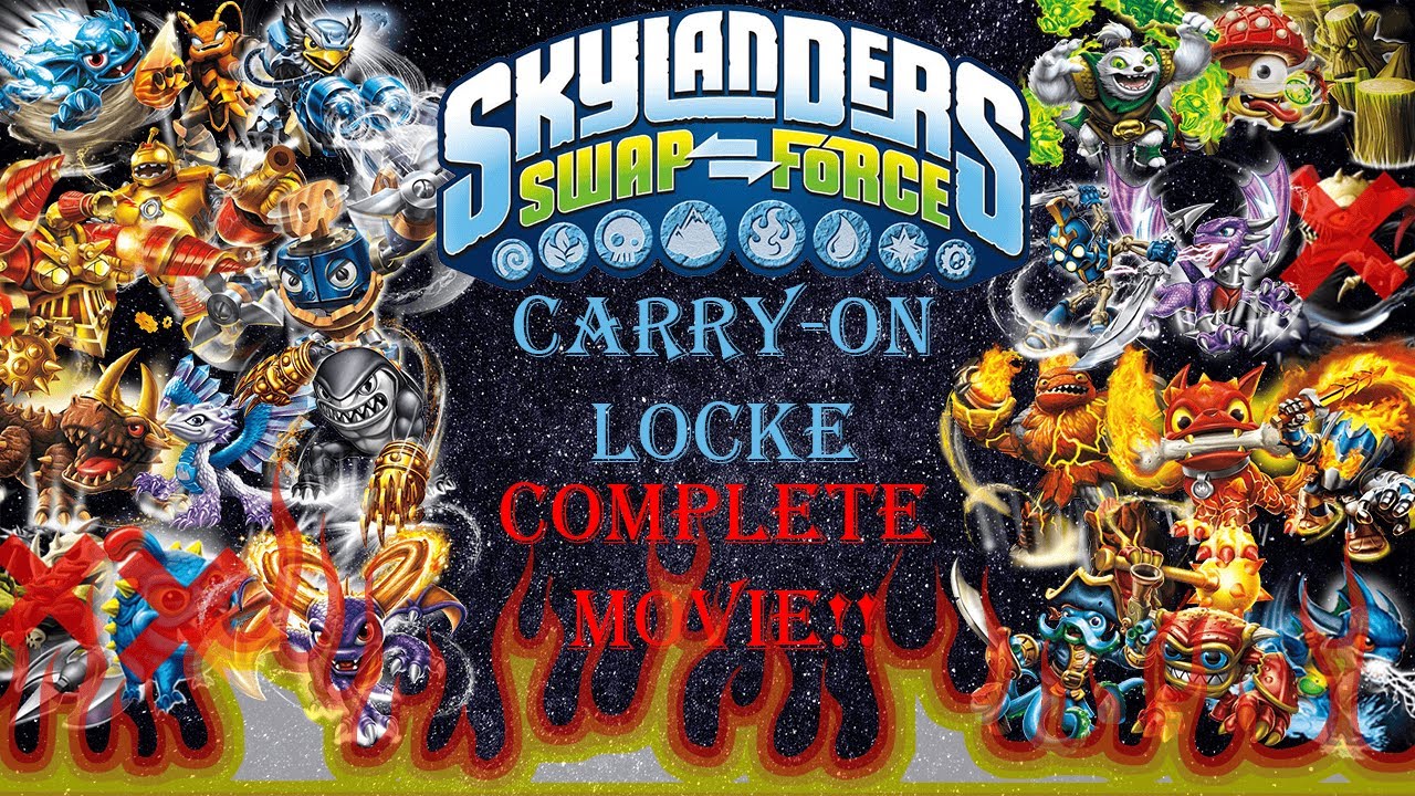 SKYLANDERS SWAP FORCE CARRY-ON LOCKE!! -- Complete Series Movie (3/6 ...