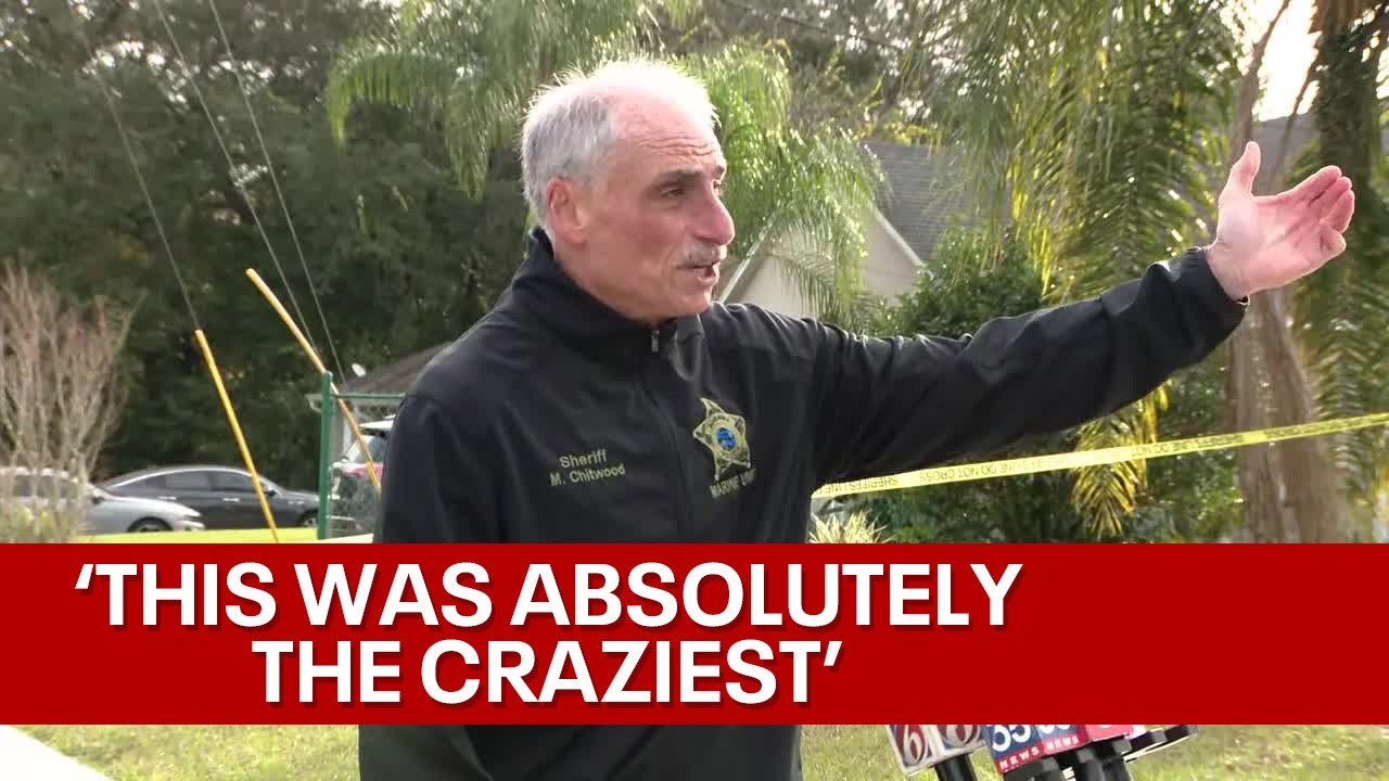 Sheriff gives update after man shoots deputy, sets his own home on fire ...