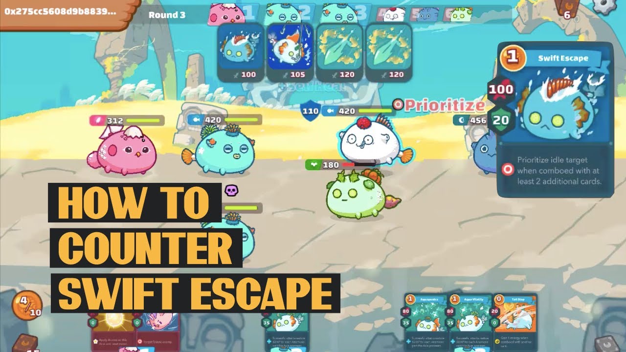 HOW TO COUNTER SWIFT ESCAPE? (Aqua Aqua Bird) Axie Infinity Arena ...