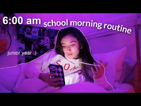 my 6AM high school morning routine 2021!
