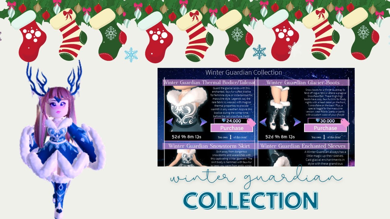 🎄 the new winter guardian set is here! new royale high set + giveaway ...
