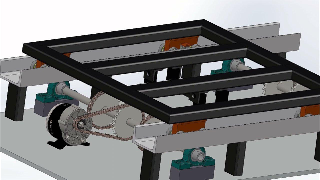 1D Earhquake Simulator | Shake Table | SolidWorks Motion Study - YouTube