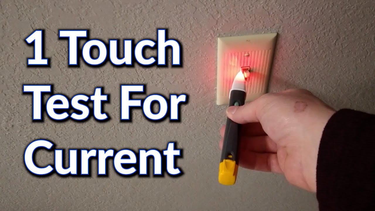 How to Test Outlet or Switch for Current Fluke 1AC II VoltAlert Non ...