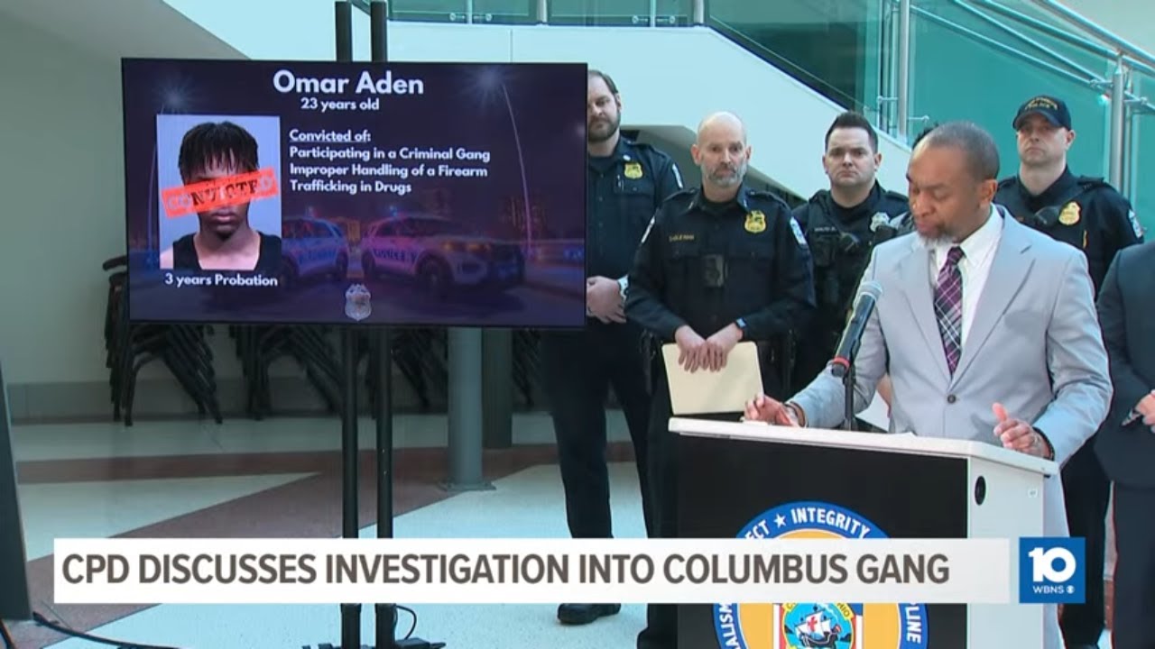 Police discuss investigation, arrests of Columbus street gang - YouTube