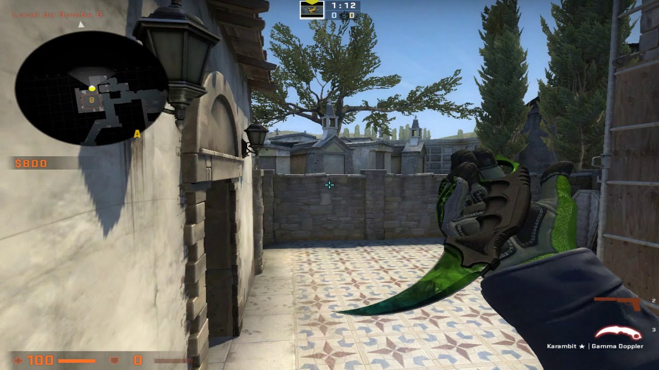 karambit phase 4 max lime - YouTube