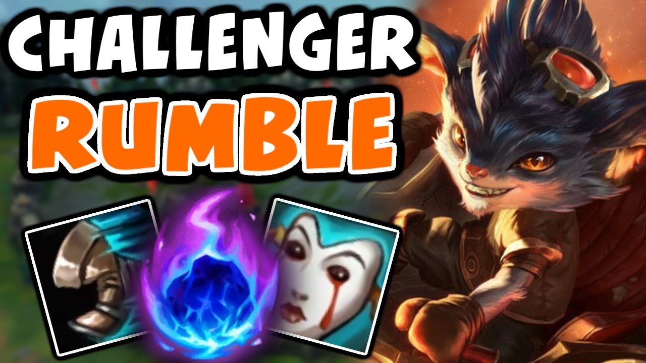Challenger Rumble Mid | Using Champ Advantages | 10.4 - League of ...