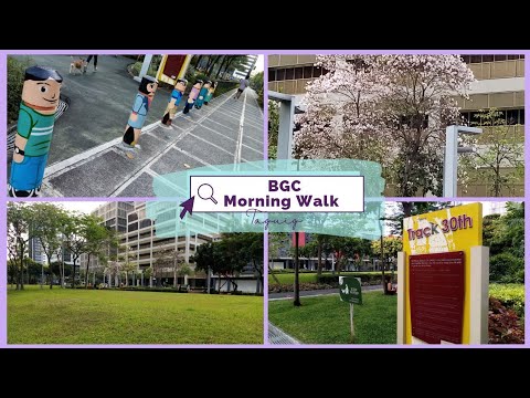 Vlog#12 | BGC Morning Walk | International School | 30th Track ...