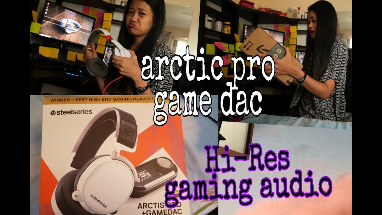 Unboxing Steel Series ARCTIC PRO+GAME DAC //AMAZING GAMING HEADSET ...