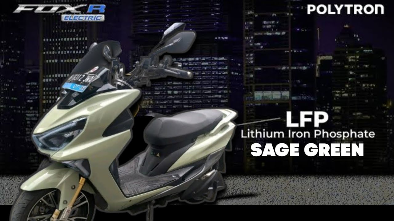 CINEMATIC MOTOR POLYTRON FOX R ELECTRIC SAGE GREEN - YouTube