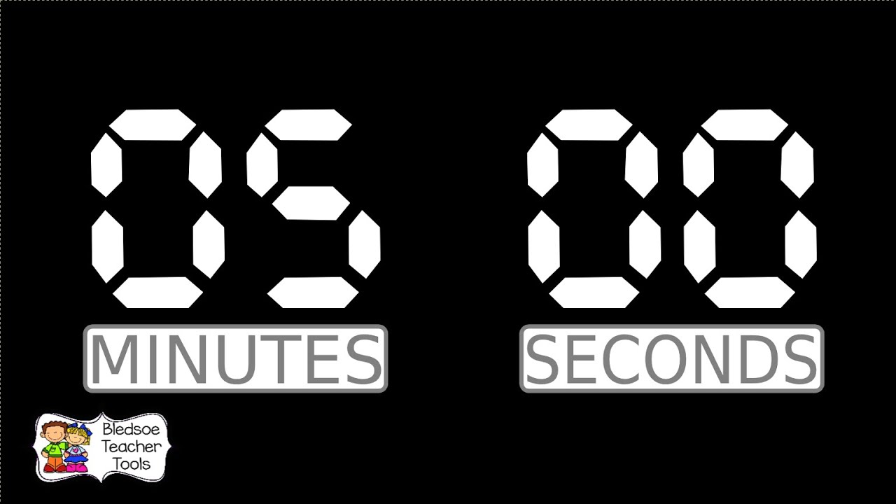 5 Minute Basic Countdown Timer - YouTube