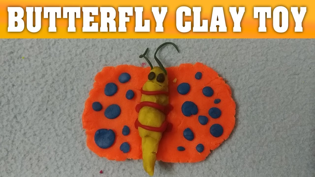 Butterfly Clay Modelling Butterfly Polymer Clay Toys Making YouTube butterfly-clay-modelling-butterfly-polymer-clay-toys-making-youtube