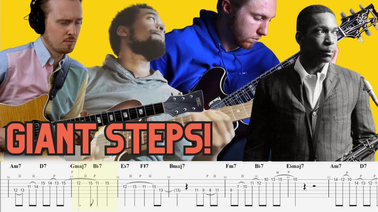 Giant Steps For Guitar - 3 Solos You'll NEVER Be Able to Play! JAZZ ...
