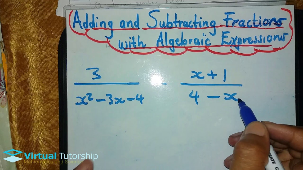How Add And Subtract Algebraic Expressions Grade 10 YouTube How Add And Subtract Algebraic Expressions Grade 10 YouTube