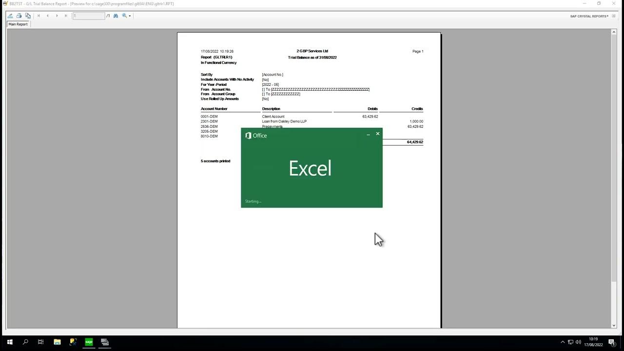 Exporting Reports to Excel - YouTube