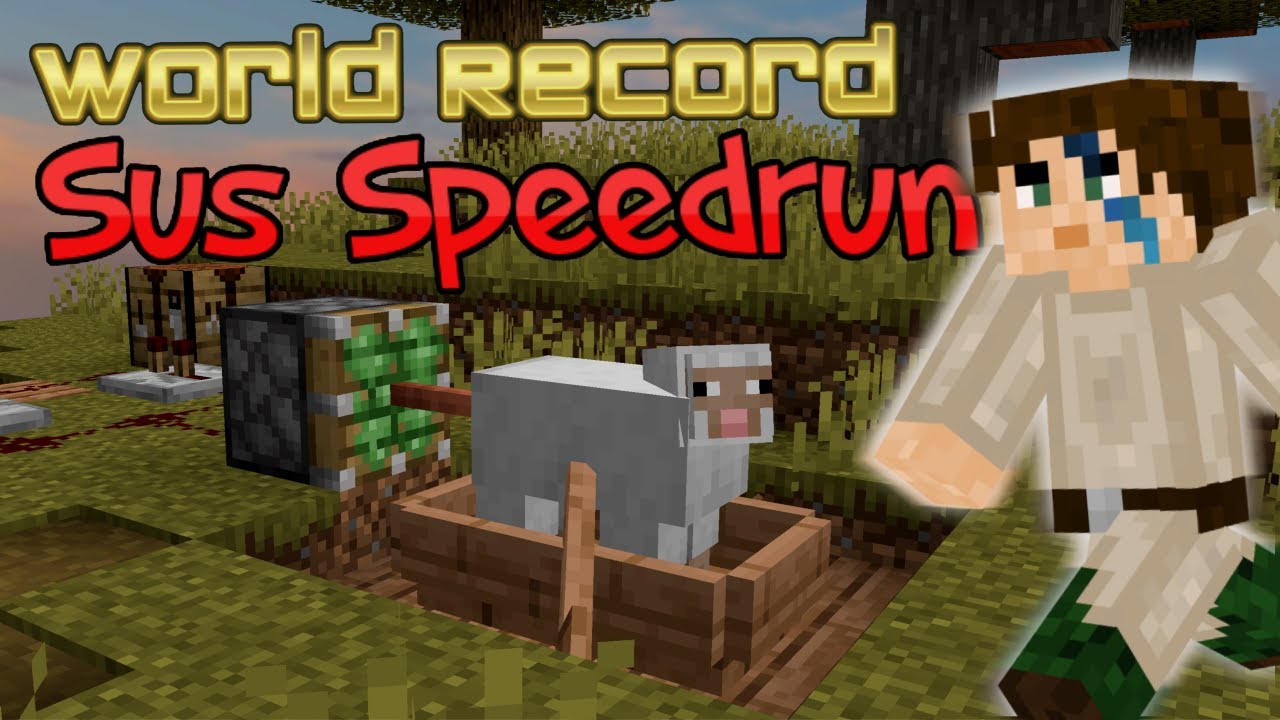 Minecraft Sus Machine World Record Speedrun Youtube
