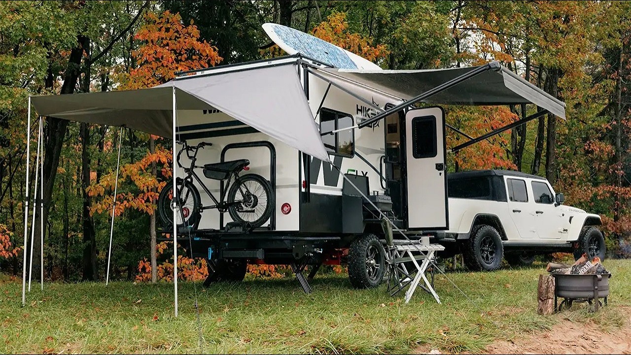 Winnebago HIKE 100 FLX: The Ultimate Off-Grid Adventure Trailer - YouTube