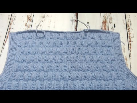 Yelek Arka Omuz Kesimi Ve Ense Kesimi / Yelek Modelleri - Örgü Modelleri
