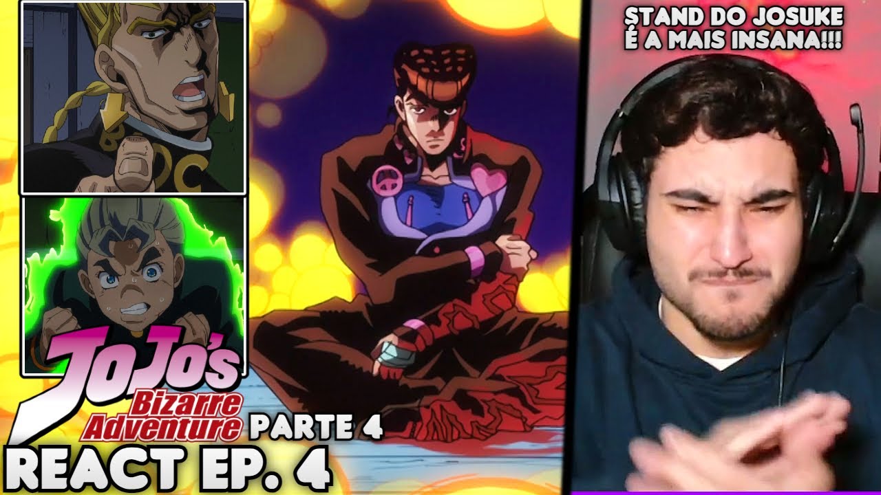 BATI ATÉ PALMA! JOSUKE VS KEICHO!! React JoJo's Bizarre Adventure Parte ...