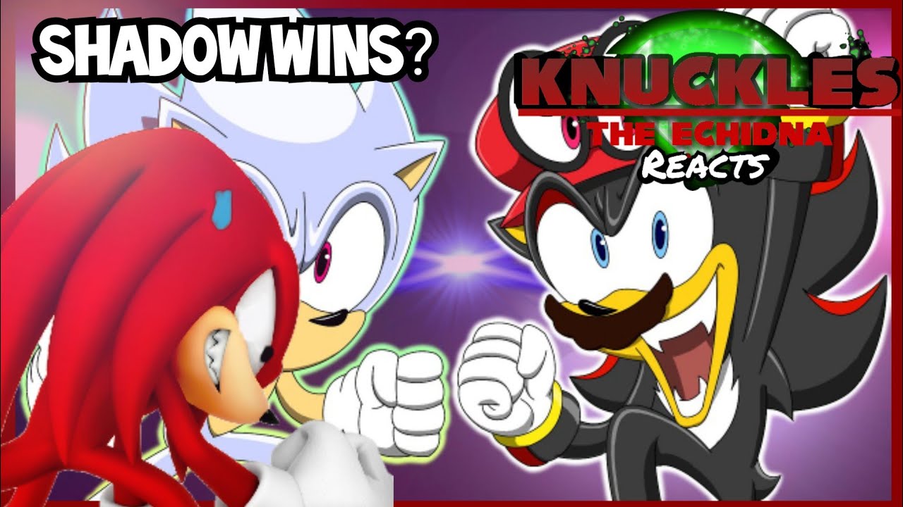 Shadow wins? Knuckles reacts to sonic the hedgehog vs Shadow the ...