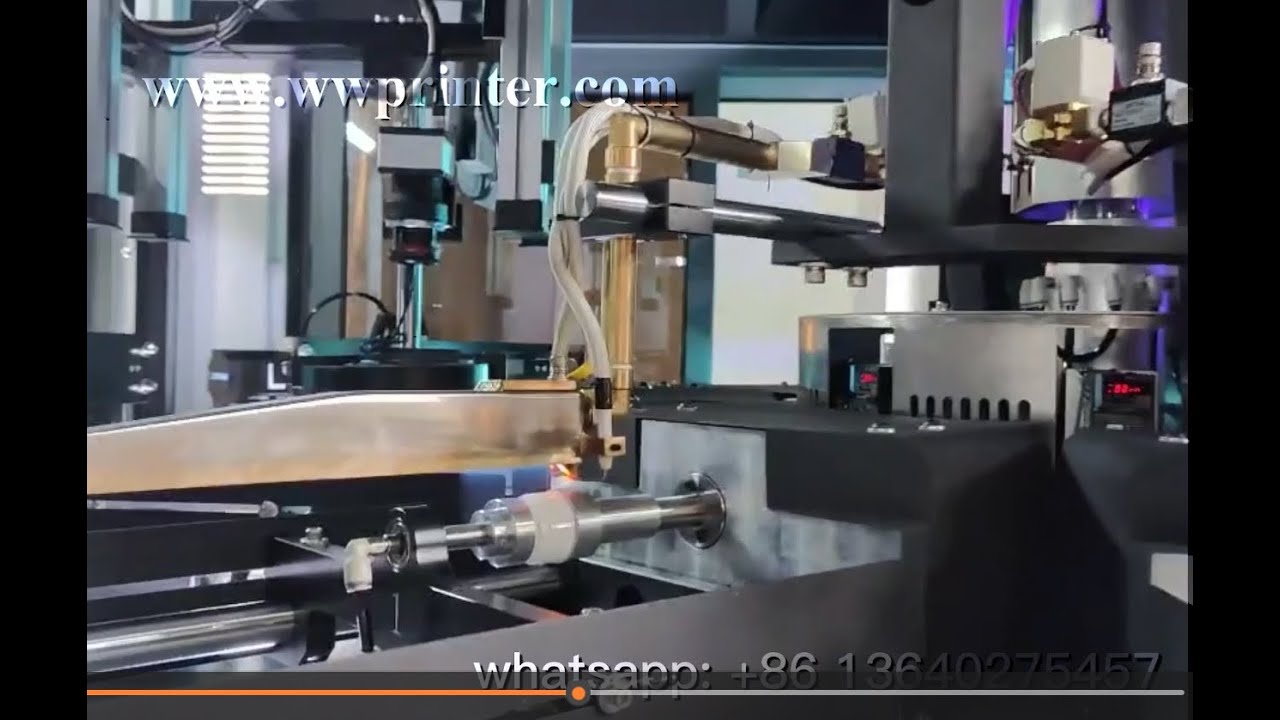 Plastci Jar Screen Printing Machine CNC02 China UV Printer - YouTube
