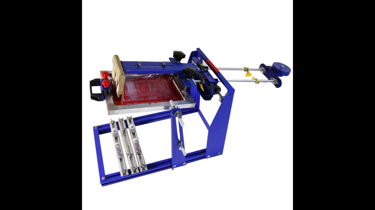 JM-MCP170B Curved Screen Printing Machine - YouTube
