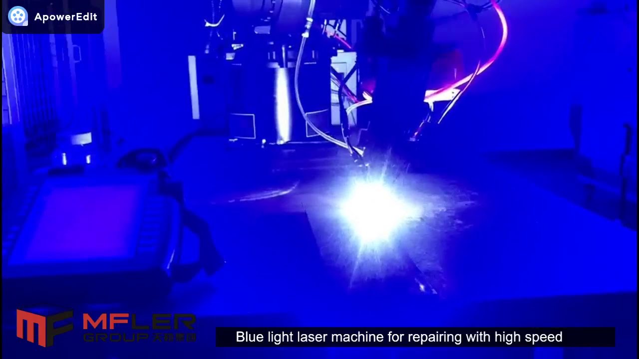Blue Light Laser Machine--Laser Cladding - YouTube