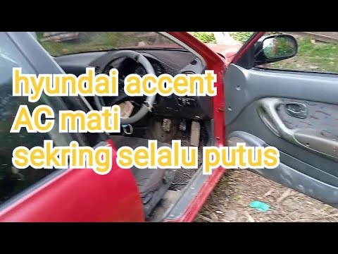 cara memperbaiki relay AC pada mobil hyundai accent - YouTube