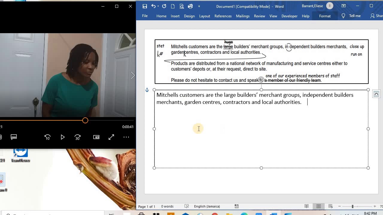 Sample Manuscript Amendment for the City & Guilds Word Processing Exams ...