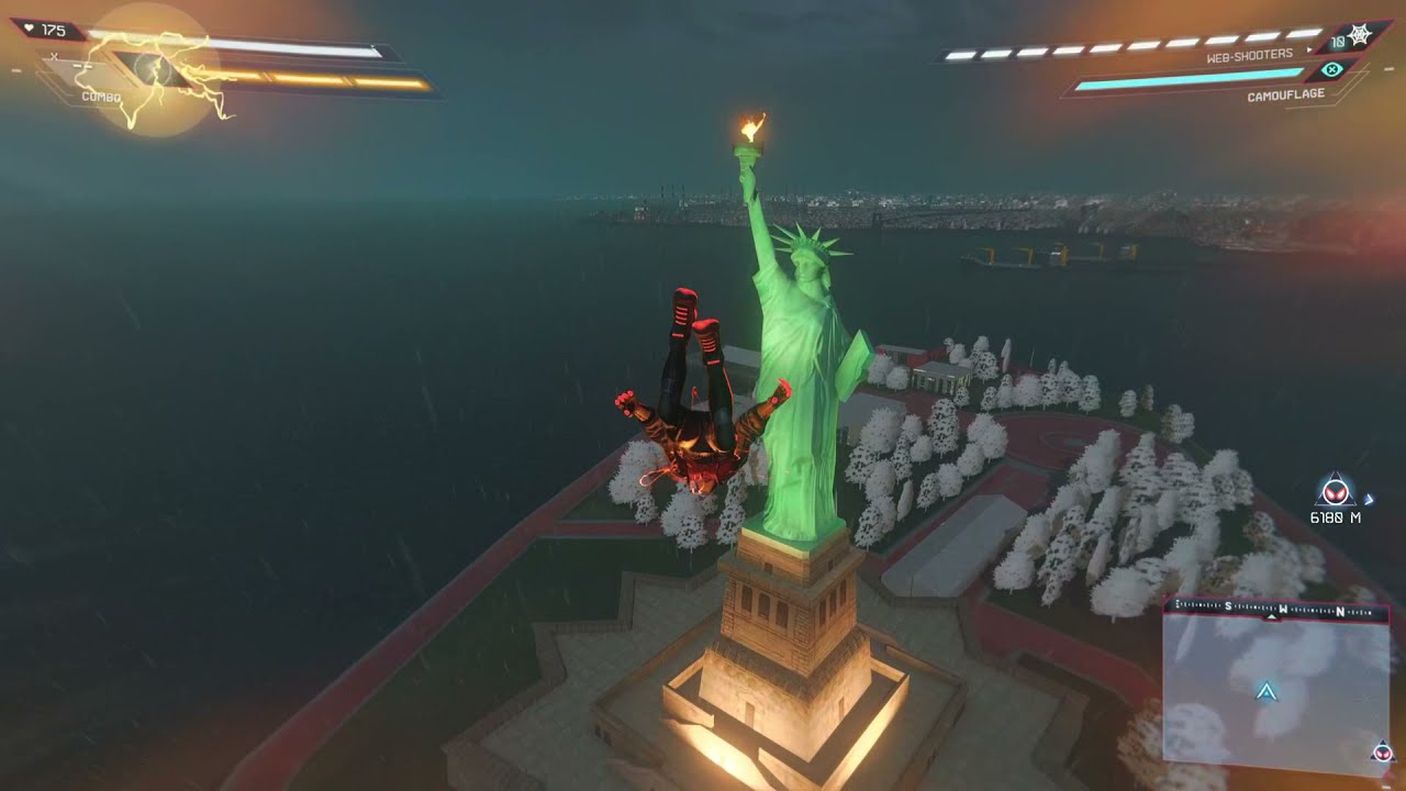 Reaching the Statue of Liberty in Marvel's Spider-Man: Miles Morales ...