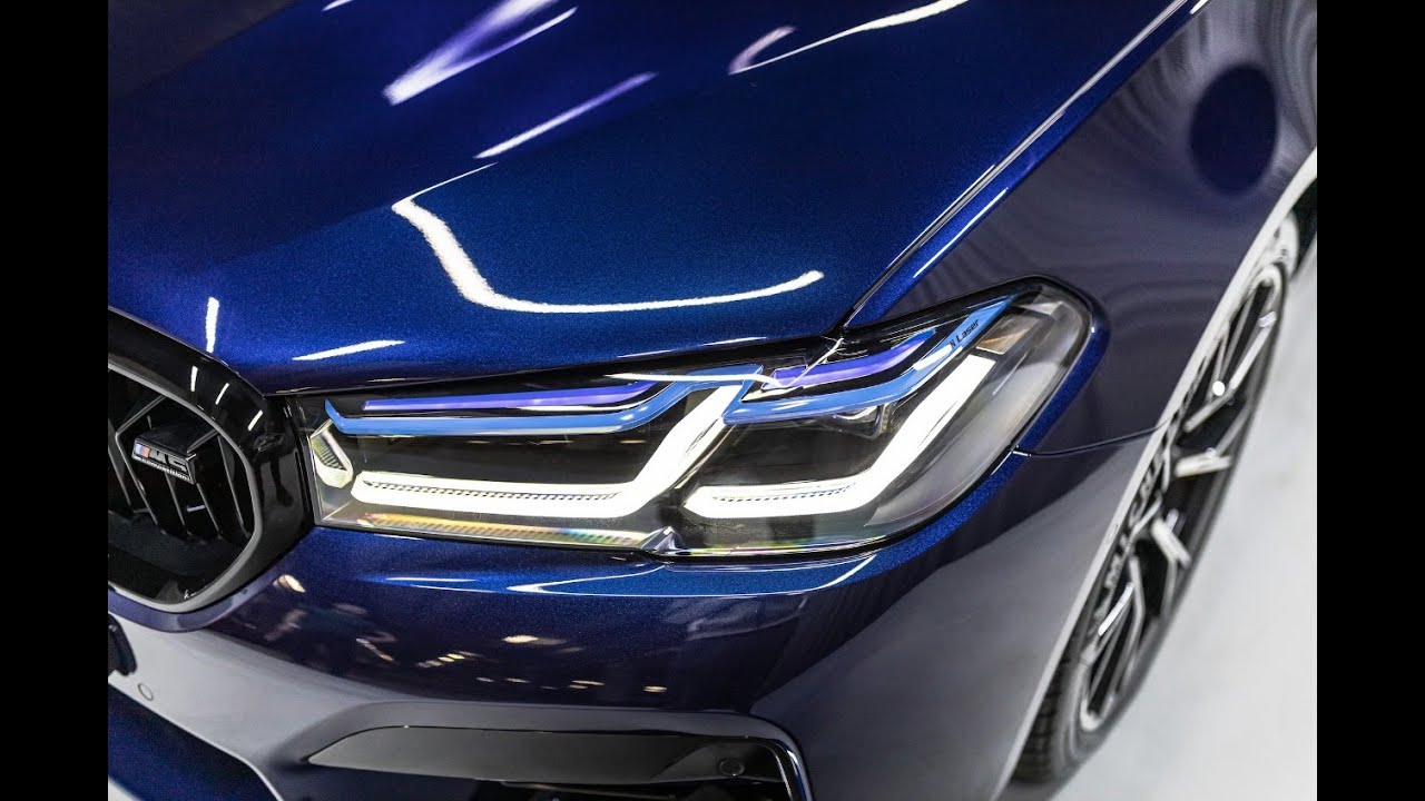 BMW M5 Competition Blue - YouTube